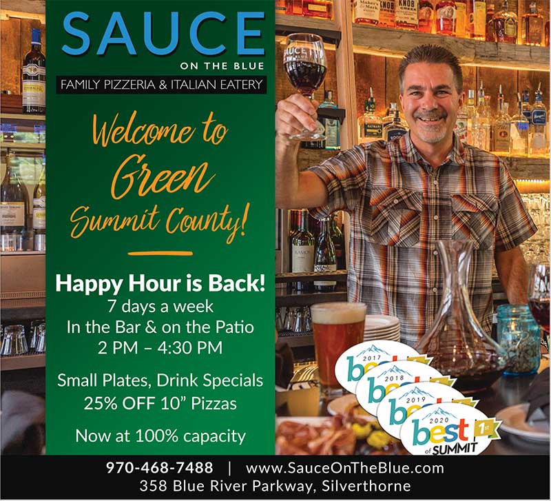 Happy Hour is Back and Seating is at 100%! - Sauce on the Blue